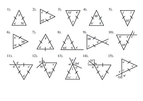 Chapter 6 - Angles - Edexcel GCSE Maths Higher Tier | Teaching Resources