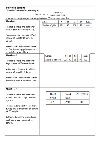 Chapter 18 - Sampling and More Complex Diagrams - Edexcel GCSE Maths ...