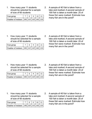 Chapter 18 - Sampling and More Complex Diagrams - Edexcel GCSE Maths ...