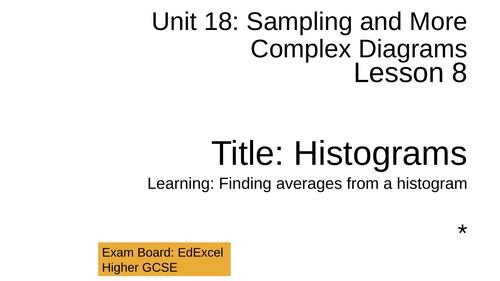 Chapter 18 - Sampling and More Complex Diagrams - Edexcel GCSE Maths ...