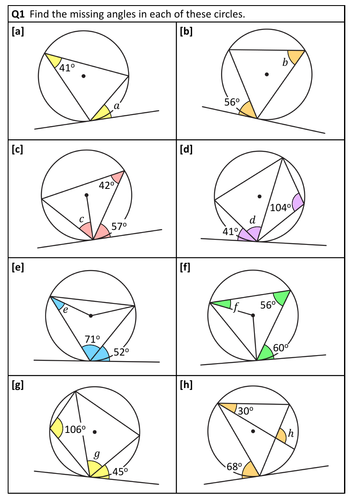 Chapter 20 - Properties of Circles - Edexcel GCSE Maths Higher Tier ...