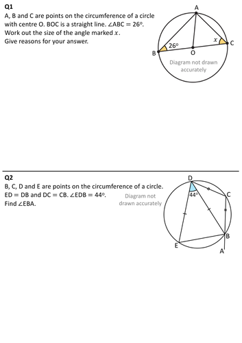 Chapter 20 - Properties of Circles - Edexcel GCSE Maths Higher Tier ...