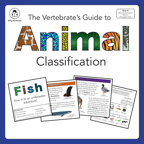 Year 4 non chronological report/ persuasive writing - Animal ...