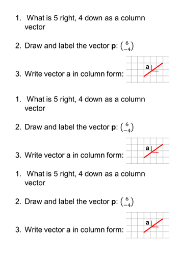 Chapter 25 - Vectors - Edexcel GCSE Maths Higher Tier | Teaching Resources