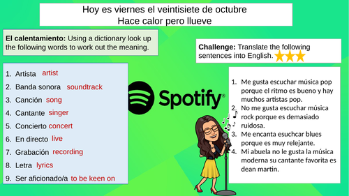 La música | Teaching Resources