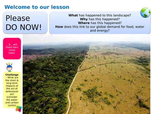 KS4 OCR B GCSE 9-1 geography curriculum - Resource Reliance topic ...