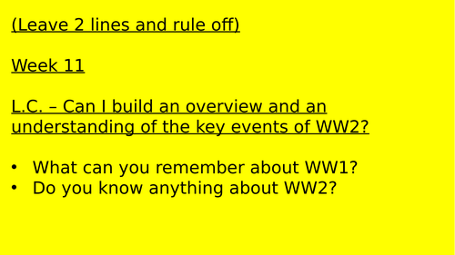 WW1 and WW2 key events, timeline and propaganda bundle | Teaching Resources