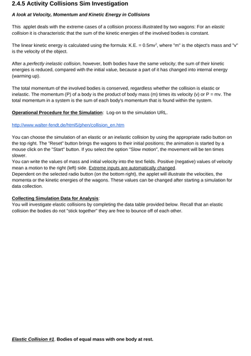 IBDP Physics - Mechanics - Resource Collection | Teaching Resources