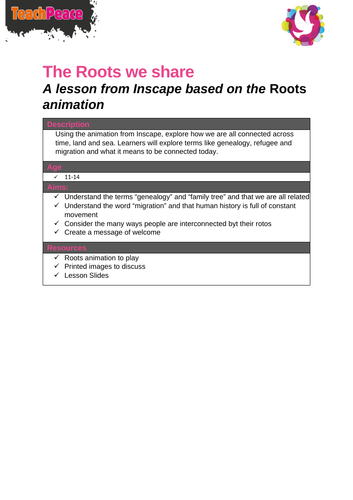 Exploring our roots and migration | Teaching Resources Exploring our roots and migration | Teaching Resources