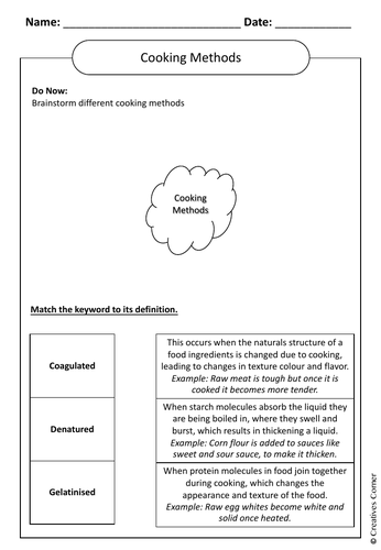 How cooking methods impact nutritional value | Teaching Resources