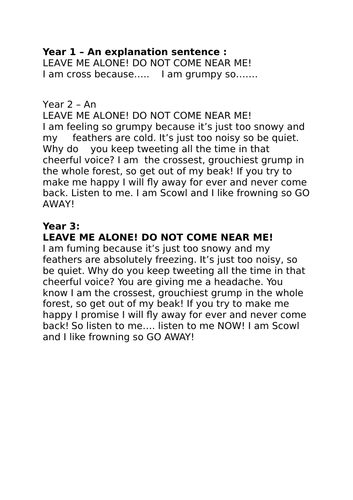 Owls 4 week unit: 2 weeks BIG BAD OWL, 2 weeks non-chronological ...