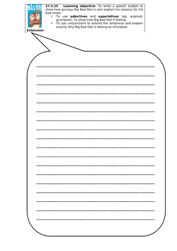 Owls 4 week unit: 2 weeks BIG BAD OWL, 2 weeks non-chronological ...