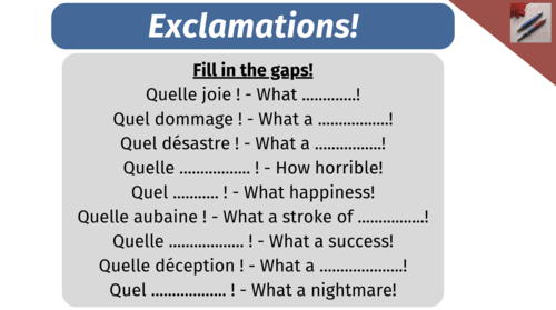 FRENCH GCSE Higher Level Structures | Teaching Resources