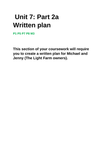 CTEC Level 3 Business Unit 7 - Support sheets | Teaching Resources CTEC Level 3 Business Unit 7 - Support sheets | Teaching Resources