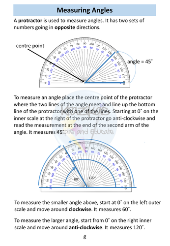 Level 1 Functional Skills Maths - Angles and Bearings - Workbook ...