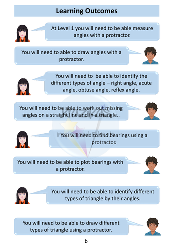 Level 1 Functional Skills Maths - Angles and Bearings - Workbook ...