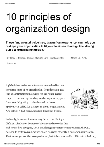 Organisation Management - Lesson 6 Organisational Design | Teaching ...