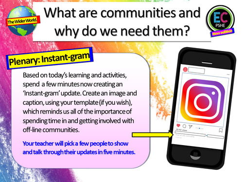 Community PSHE | Teaching Resources