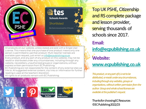 Community PSHE | Teaching Resources