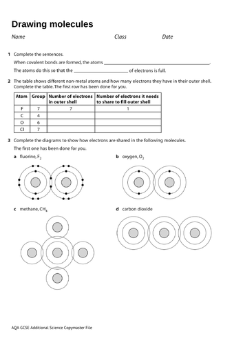 Structures and Bonding Assorted Collection | Teaching Resources
