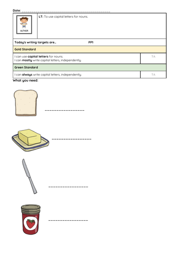 TWS KS1 The Giant Jam Sandwich | Teaching Resources