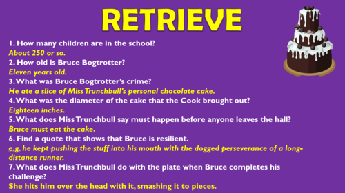 Matilda - Chapters 11, 12 and 13 - Triple Lesson! | Teaching Resources