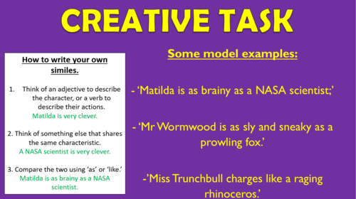 Matilda - Chapters 14 and 15 - Double Lesson! | Teaching Resources
