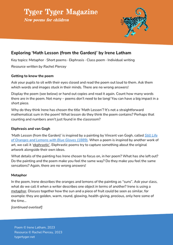 KS2 poetry - STEM poems | Teaching Resources