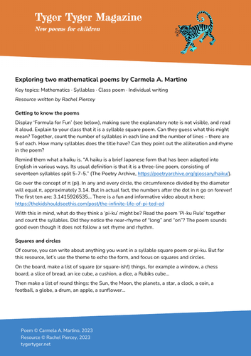 KS2 poetry - STEM poems | Teaching Resources