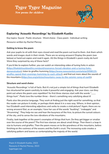 KS2 poetry - STEM poems | Teaching Resources