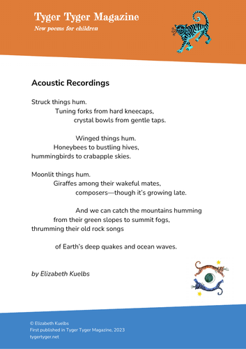 KS2 poetry - STEM poems | Teaching Resources