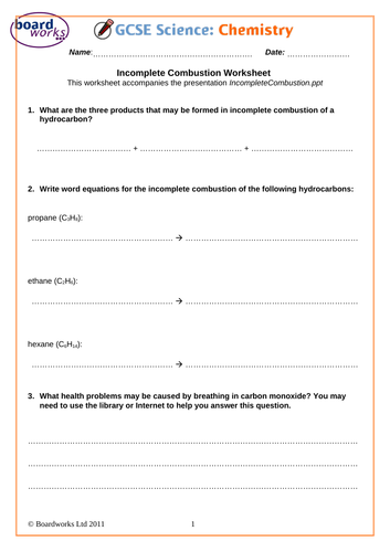 Organic chemistry complete unit AQA | Teaching Resources