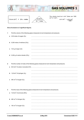 The rate and extent of chemical change complete unit AQA | Teaching ...