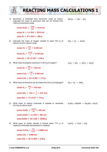 Chemical changes complete unit AQA | Teaching Resources