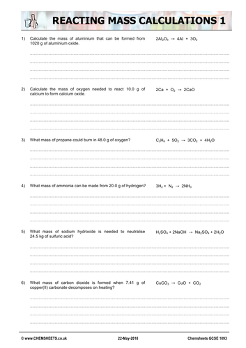 Chemical changes complete unit AQA | Teaching Resources