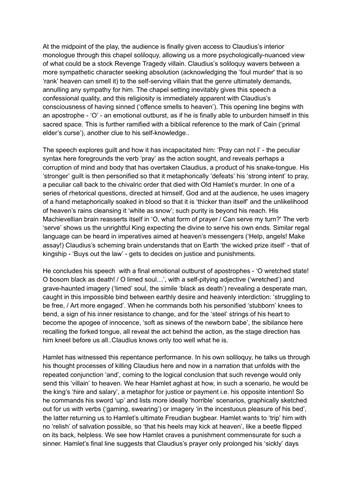 **NEW EXTRACTS** OCR A-Level English Literature Hamlet Section A ...