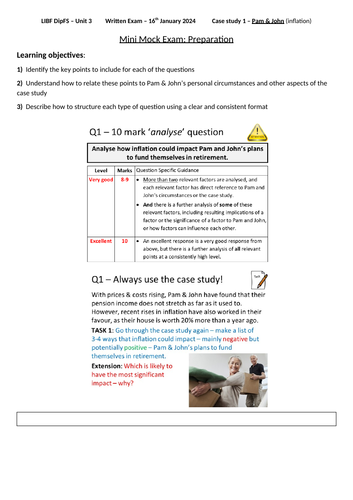LIBF DipFS U3 Exam JAN 2024: CS1 - PREMIUM Bundle | Teaching Resources