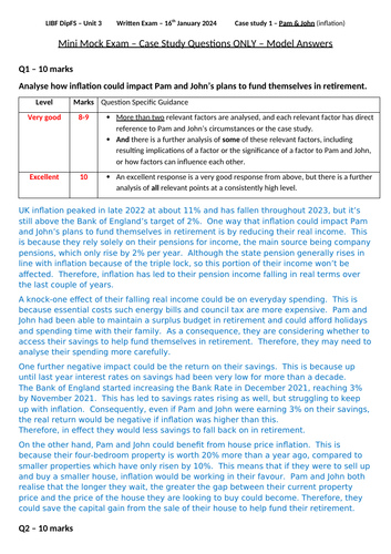 LIBF DipFS U3 Exam JAN 2024: CS1 - PREMIUM Bundle | Teaching Resources