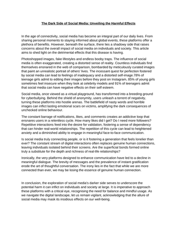 Paper 2 Question 5 Writing an Article Social Media | Teaching Resources