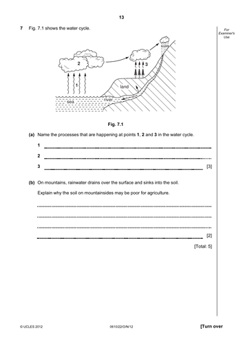 Organisms and Their Environment - Past Paper Question Pack | Teaching ...