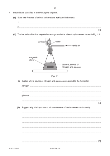 Organisms and Their Environment - Past Paper Question Pack | Teaching ...