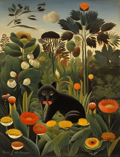 Art and Design Unit - Rainforest - Sketching based on Henri Rousseau ...