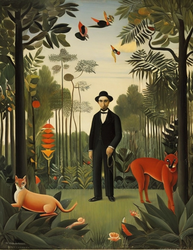 Art and Design Unit - Rainforest - Sketching based on Henri Rousseau ...