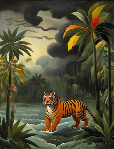 Art and Design Unit - Rainforest - Sketching based on Henri Rousseau ...