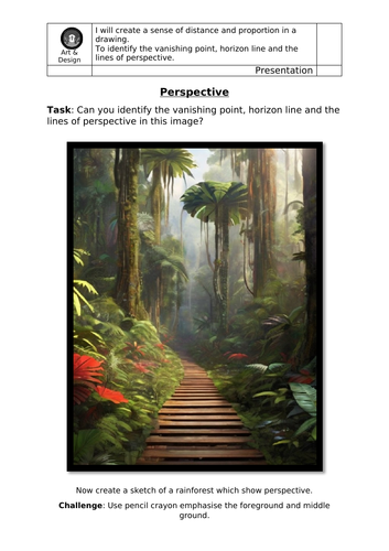 Art and Design Unit - Rainforest - Sketching based on Henri Rousseau ...