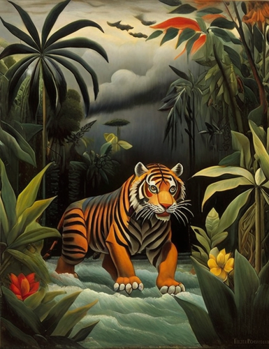 Art and Design Unit - Rainforest - Sketching based on Henri Rousseau ...