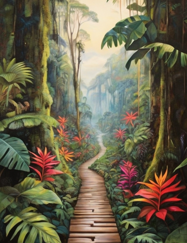 Art and Design Unit - Rainforest - Sketching based on Henri Rousseau ...