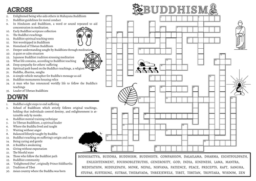 Buddhism Reading Comprehension | Teaching Resources