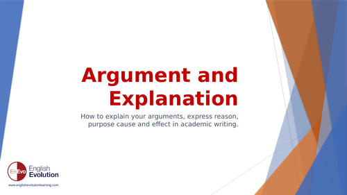 Developing Strong Arguments in Academic Writing | Teaching Resources