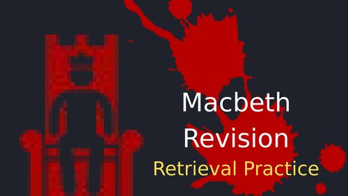 Macbeth Act 1&2 Retrieval Practice | Teaching Resources